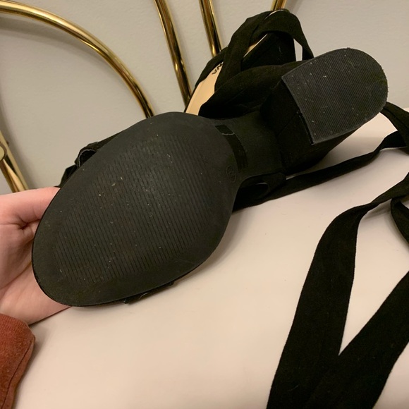 Fashion Nova | Shoes | Fashion Nova Lace Up Ribbon Heels | Poshmark